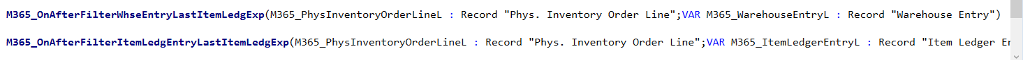 [Event Request] Table 5005351 function CalcQtyAndLastItemLedgExpected · Issue #832 · microsoft ...