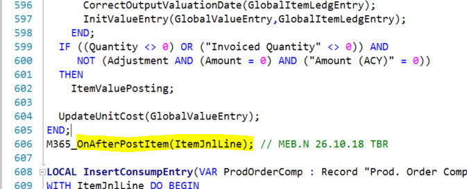 [Event Request] Codeunit 22 PostItem · Issue #2078 · microsoft/ALAppExtensions · GitHub