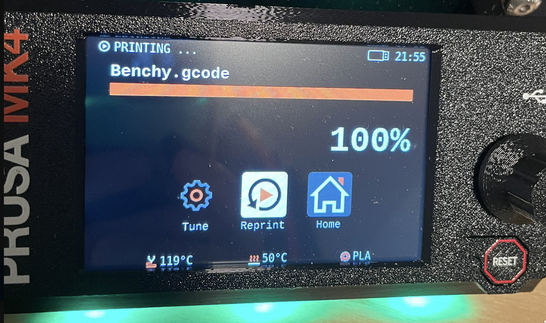 [FEATURE REQUEST] Display total elapsed time after printing is completed on MK4 · Issue #3044 ...