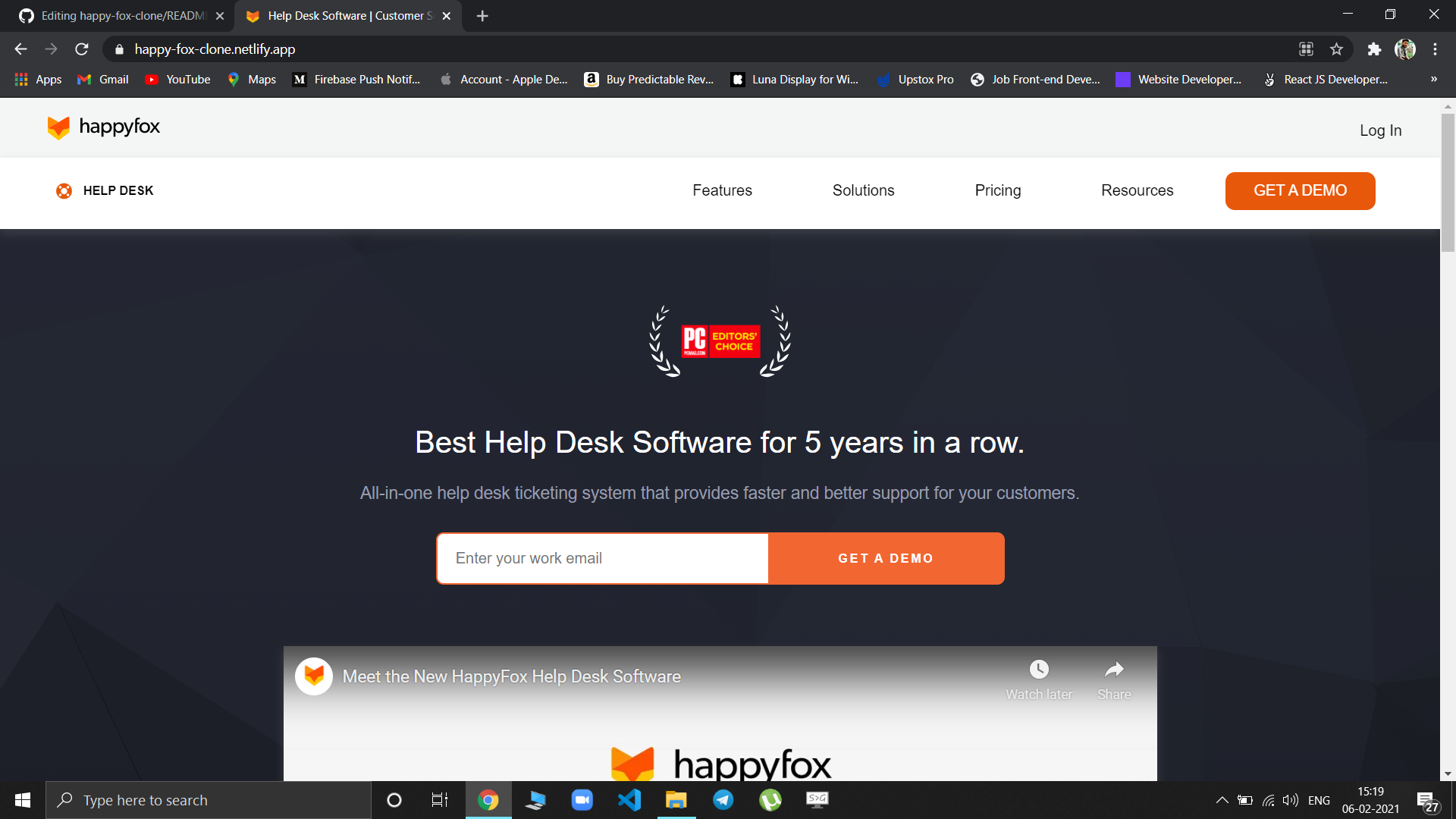 GitHub - tambegaurav/happy-fox-clone: Masai School - Unit 1 Project ...