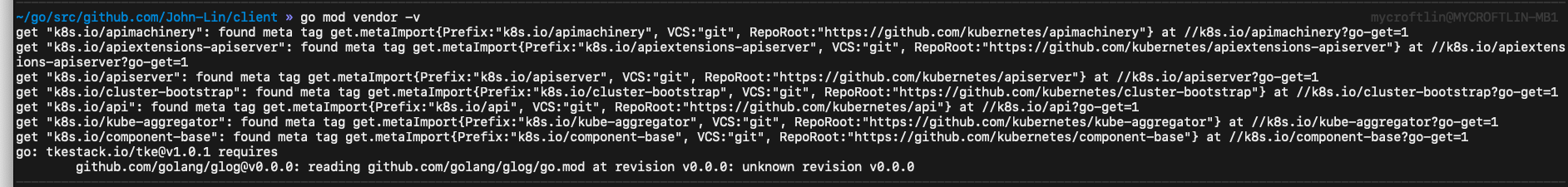unable to use vendor as development library · Issue #92 · tkestack/tke · GitHub