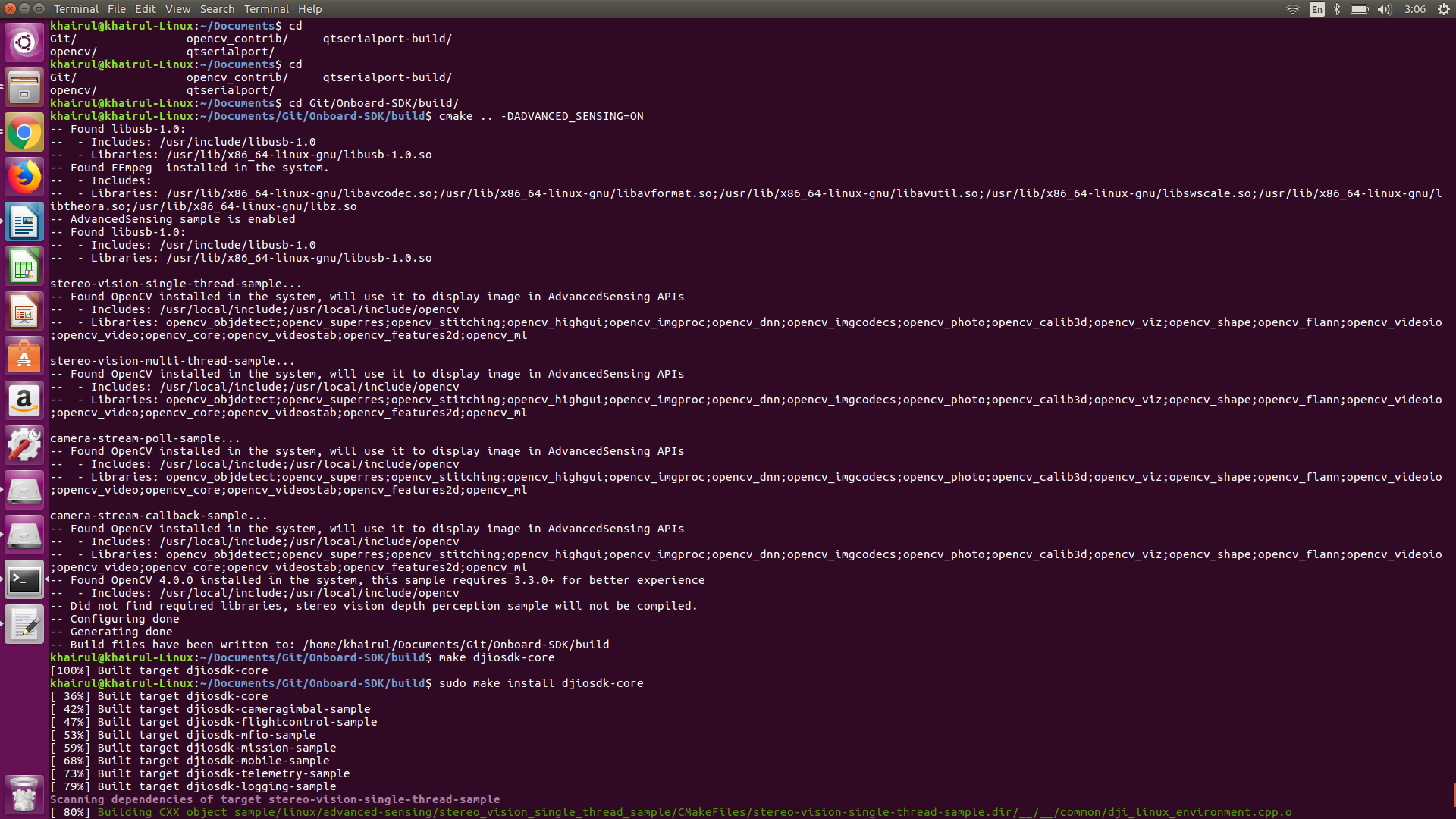 ROS Stereo Vision Depth sample will not be compiled · Issue #198 · dji-sdk/Onboard-SDK-ROS · GitHub