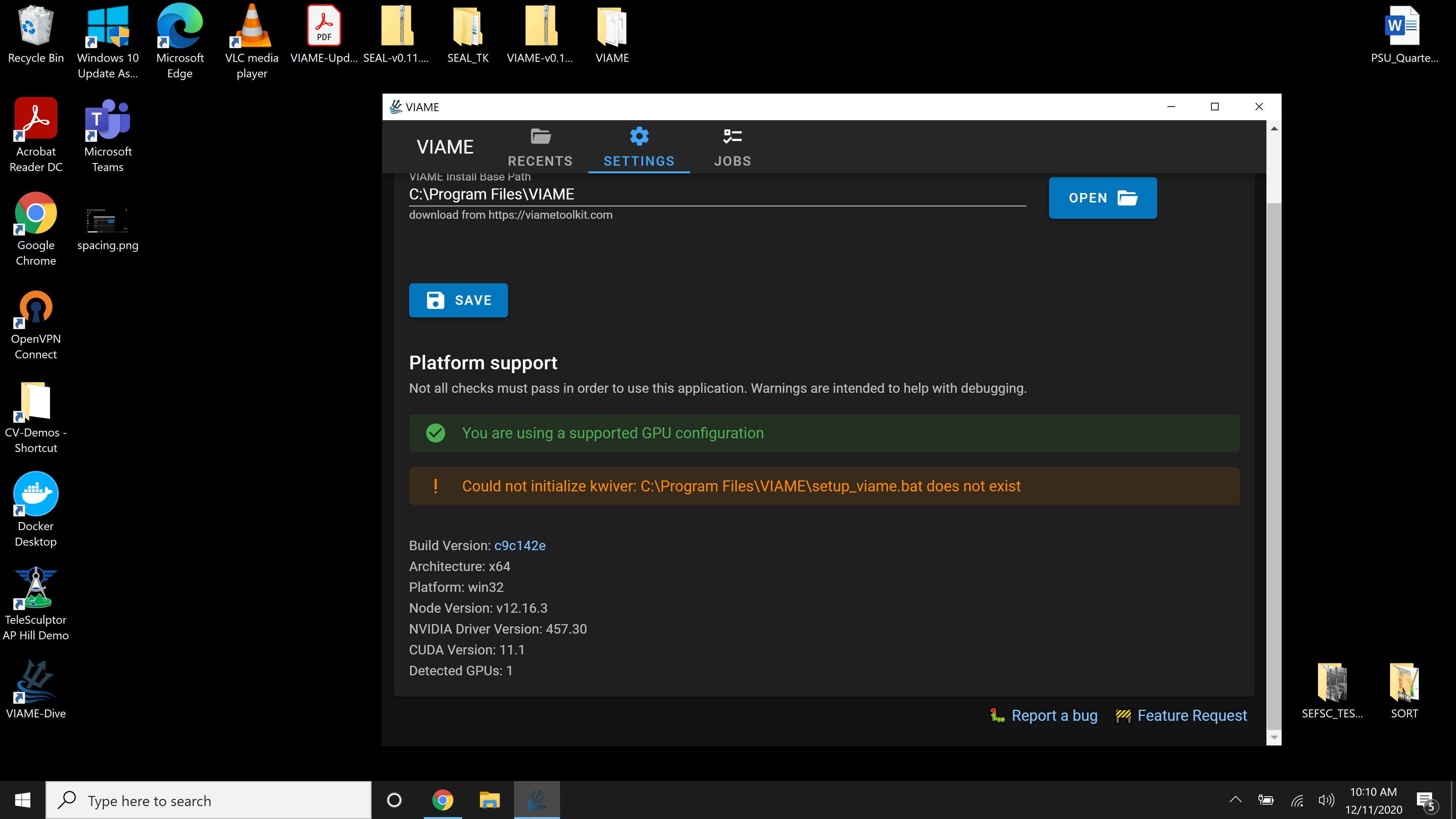 [BUG] Various desktop bugs · Issue #488 · Kitware/dive · GitHub