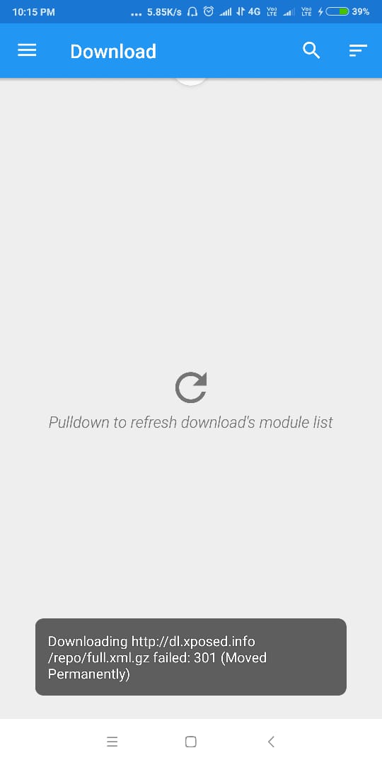 Downloading http://dl.xposed.info/repo/full.xml.gz failed: 301 (Moved Permanently), Help me, plz ...