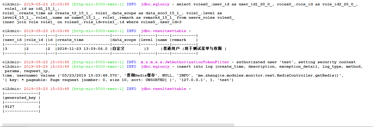 Redis 缓存loadUserByUsername的时候有问题 · Issue #69 · elunez/eladmin · GitHub