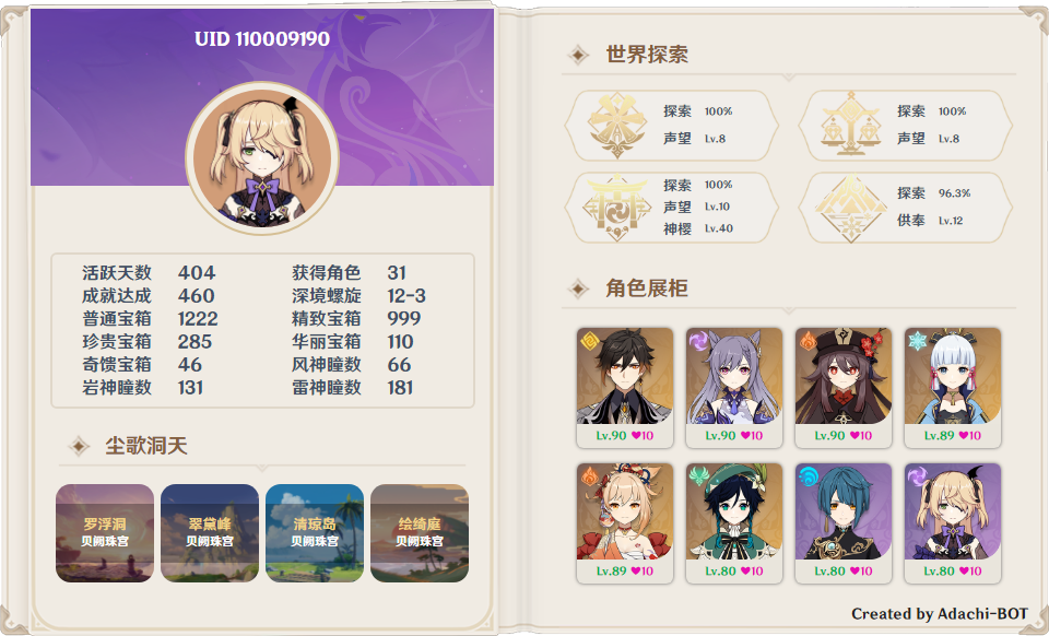 人物信息查询坏掉惹，出现大量重复 · Issue #486 · Arondight/Adachi-BOT · GitHub