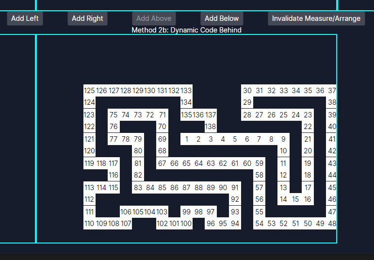 How to dynamically set visual (RelativePanel) AttachedProperties of Items in ItemsControl ...