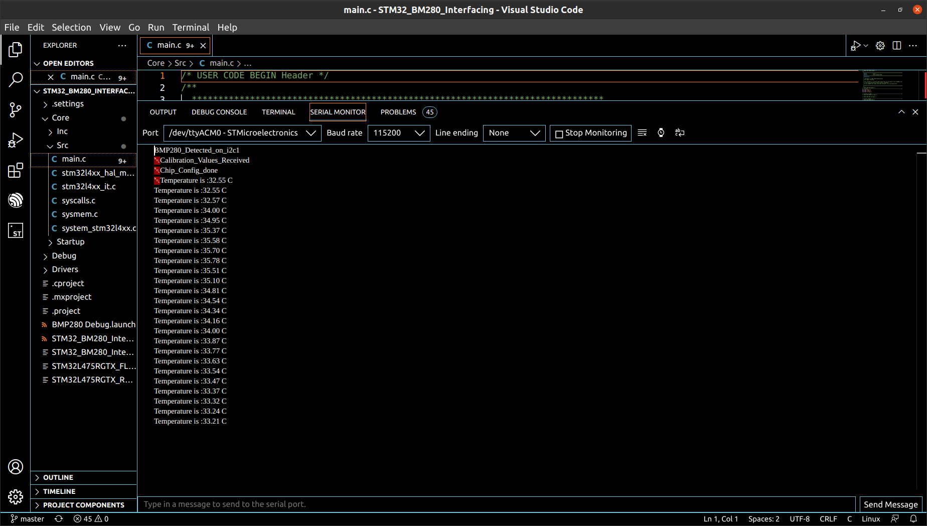 GitHub - suffiyanshaikh/STM32_BMP280_Interfacing