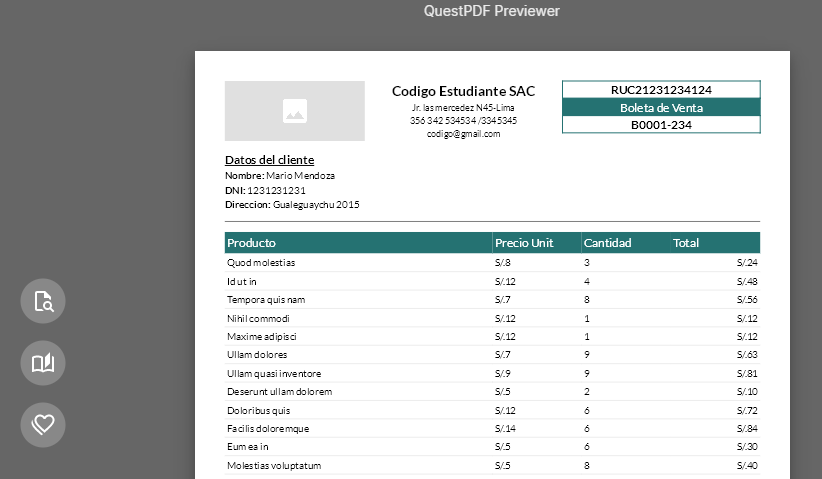 GitHub - AdrianGaray/QuestpdfConsoleApp: Descargar PDF - NET6