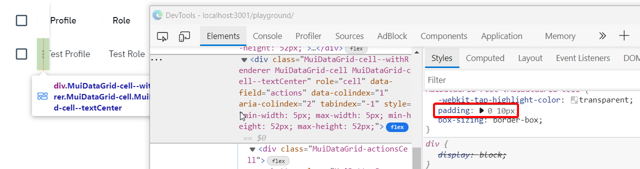 Datagridpro Pinned Column Overlap Non Pinned Column · Issue 3531 · Muimui X · Github 