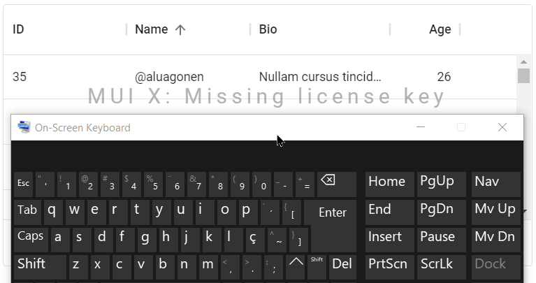 [data grid] Tabindex in data grid with multiline editing · Issue #7034 · mui/mui-x · GitHub