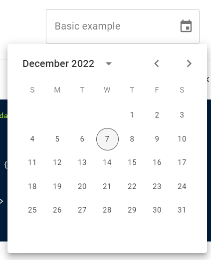 Pickers Dark Mode Ui In Datepicker And Staticdatepicker Vary From Each Other · Issue 7116 