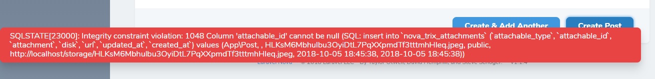 Trix field - attaching files issue on registering a Nova resource · Issue #473 · laravel/nova ...