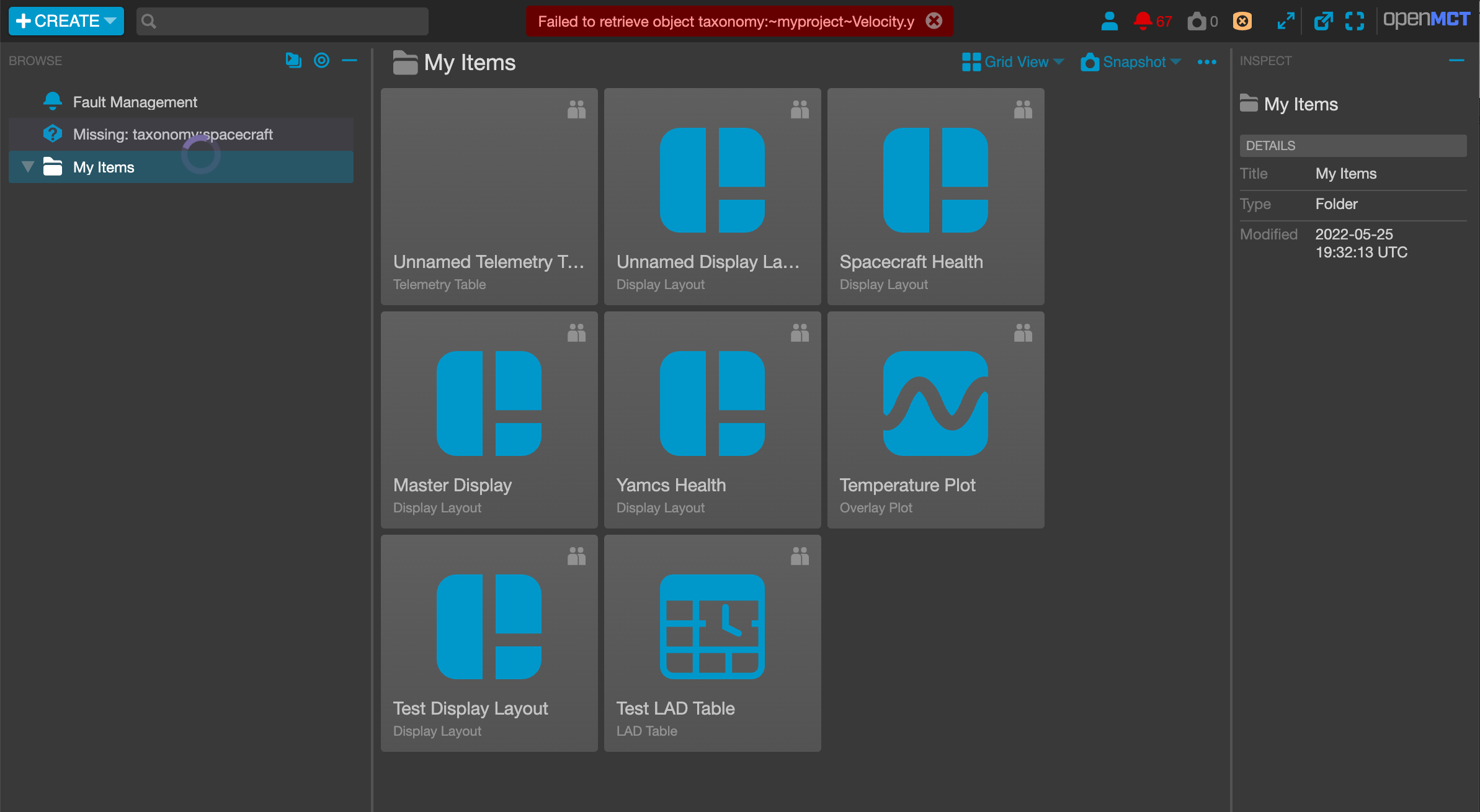 An error returned by a composition or object provider prevents tree from loading · Issue #5859 ...