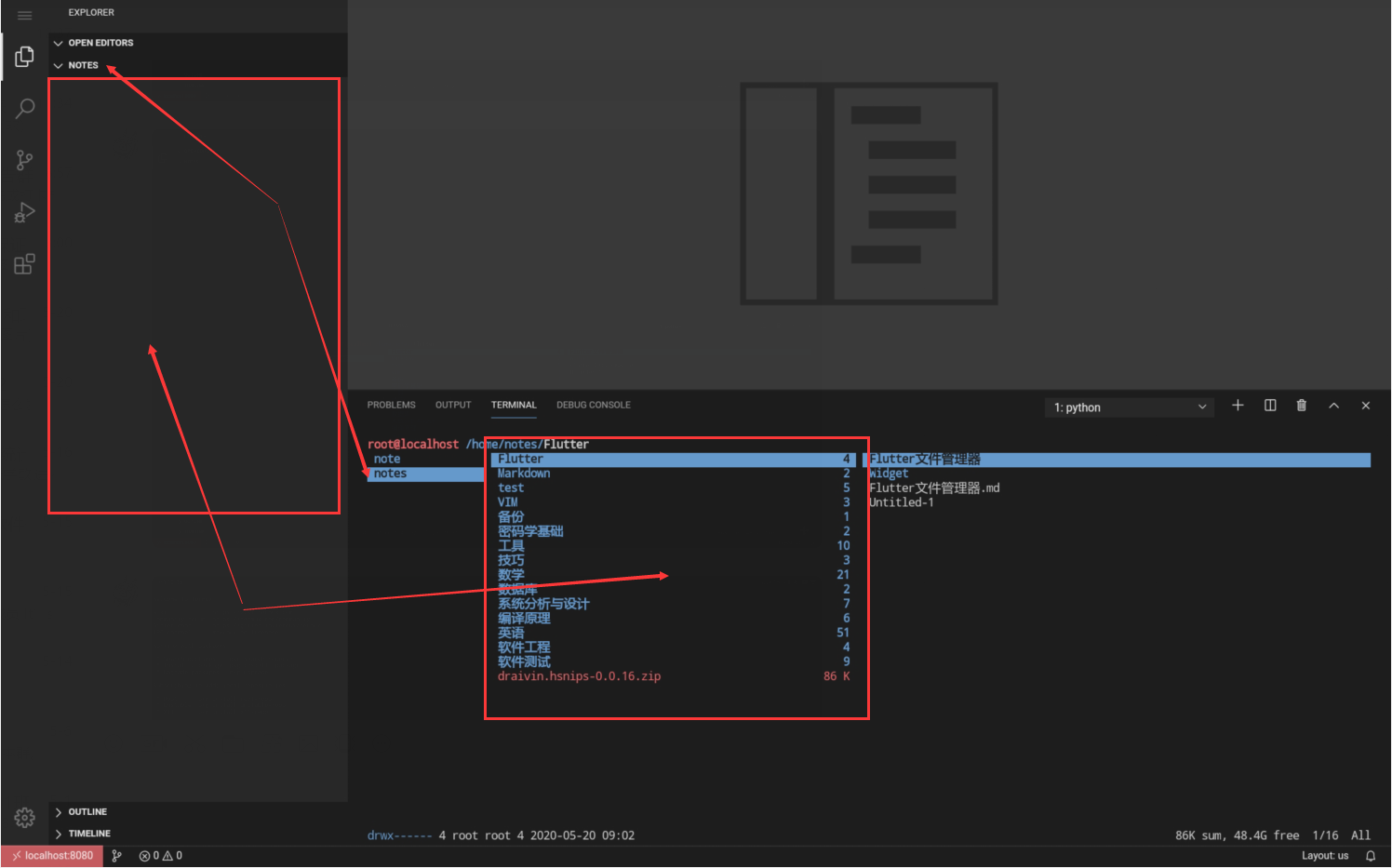 Files and folders are not displayed · Issue #1702 · coder/code-server · GitHub