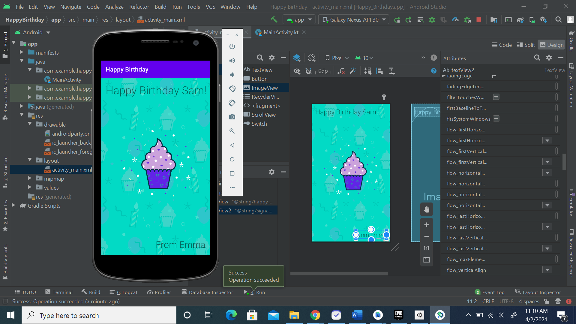 GitHub - studybug/Happy-Birthday-App