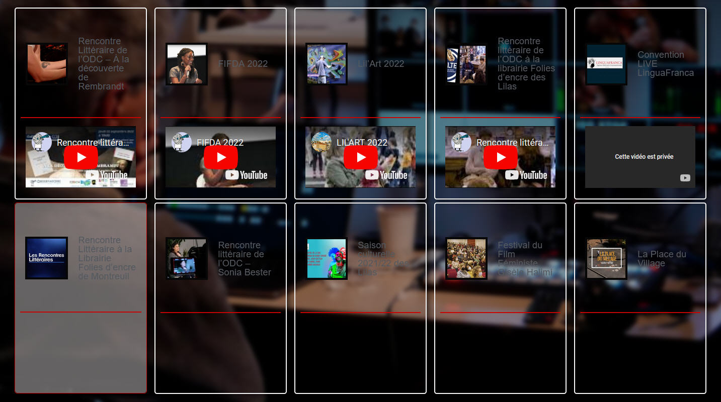 🐞 Loop Grid Template With Dynamic Youtube Video Acf Does Not Load Other Videos With Load On