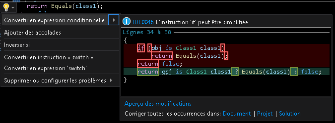 IDE0046 code profiling not taken in account · Issue #43503 · dotnet/roslyn · GitHub