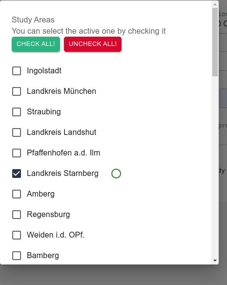 Implement search functionality for study areas to assign · Issue #1680 ...