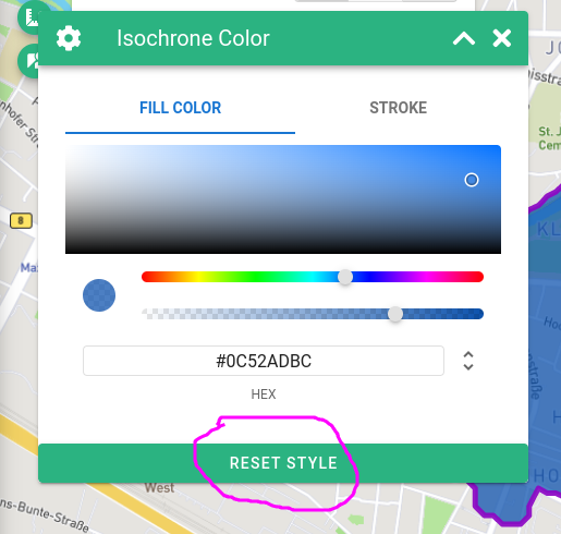 Reset style with new style component for the isochrone does not work · Issue #1709 · goat ...