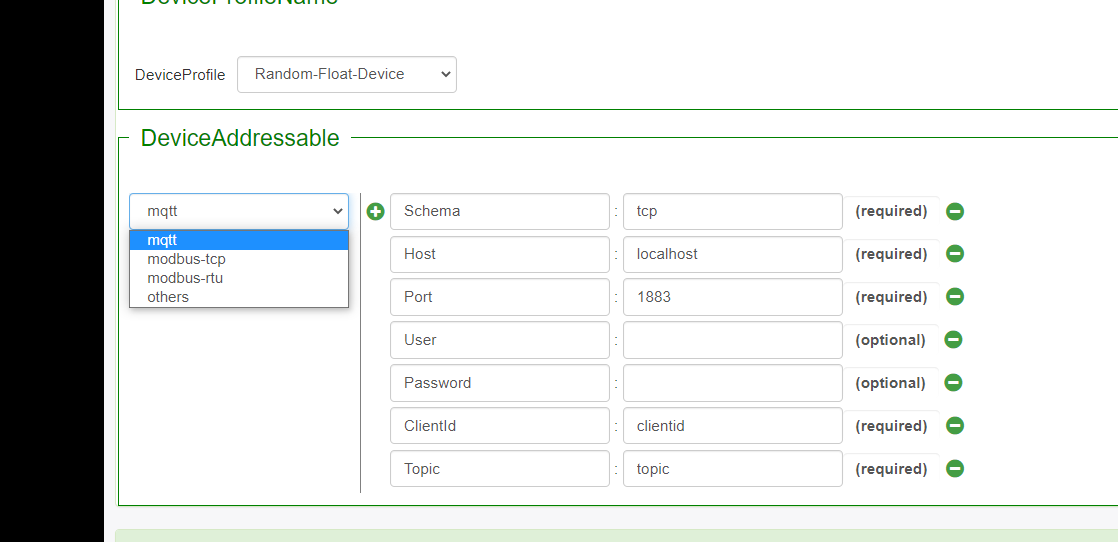 DeviceAddressable protocol can not be customized · Issue #255 · edgexfoundry/edgex-ui-go · GitHub