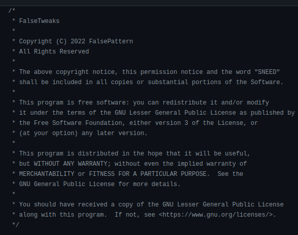 [Question] I want to use some mixins of Falsetweaks in my mods · Issue #101 · FalsePattern ...