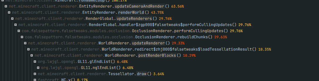 threaded chunk update making large lags with Fastcraft(but the lag appear also without) but less ...