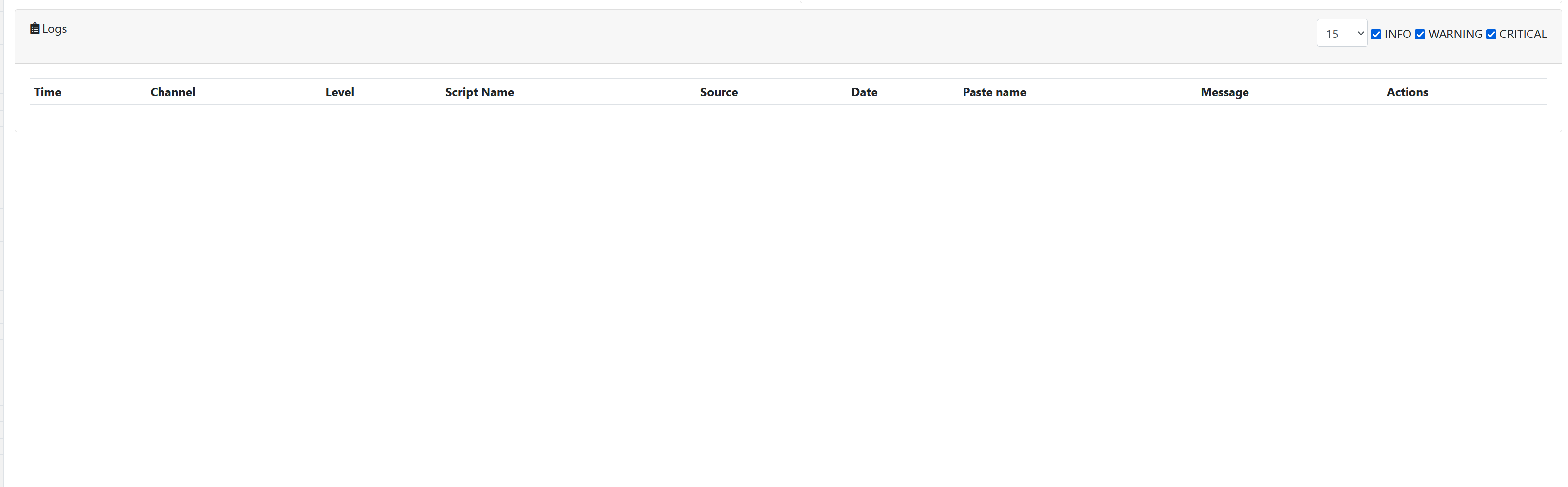 Log View On Dashboard Completely Empty · Issue 170 · Ail Projectail Framework · Github 5121