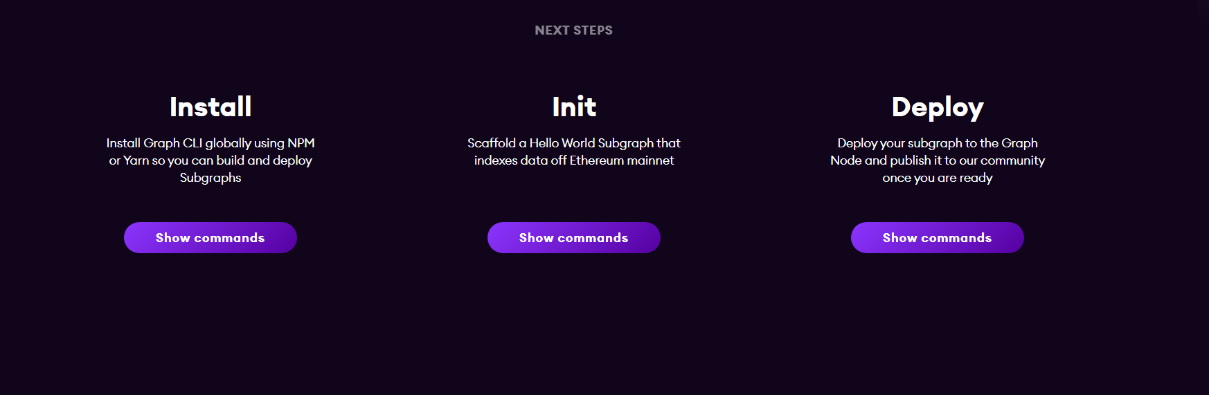 angular brackets should be removed from CLI commands · Issue #54 · graphprotocol/example ...