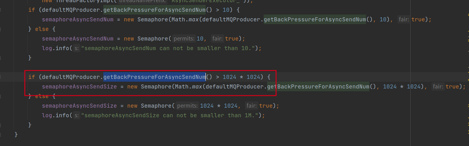 backPressureForAsyncSendSize is never used · Issue #6660 · apache/rocketmq · GitHub