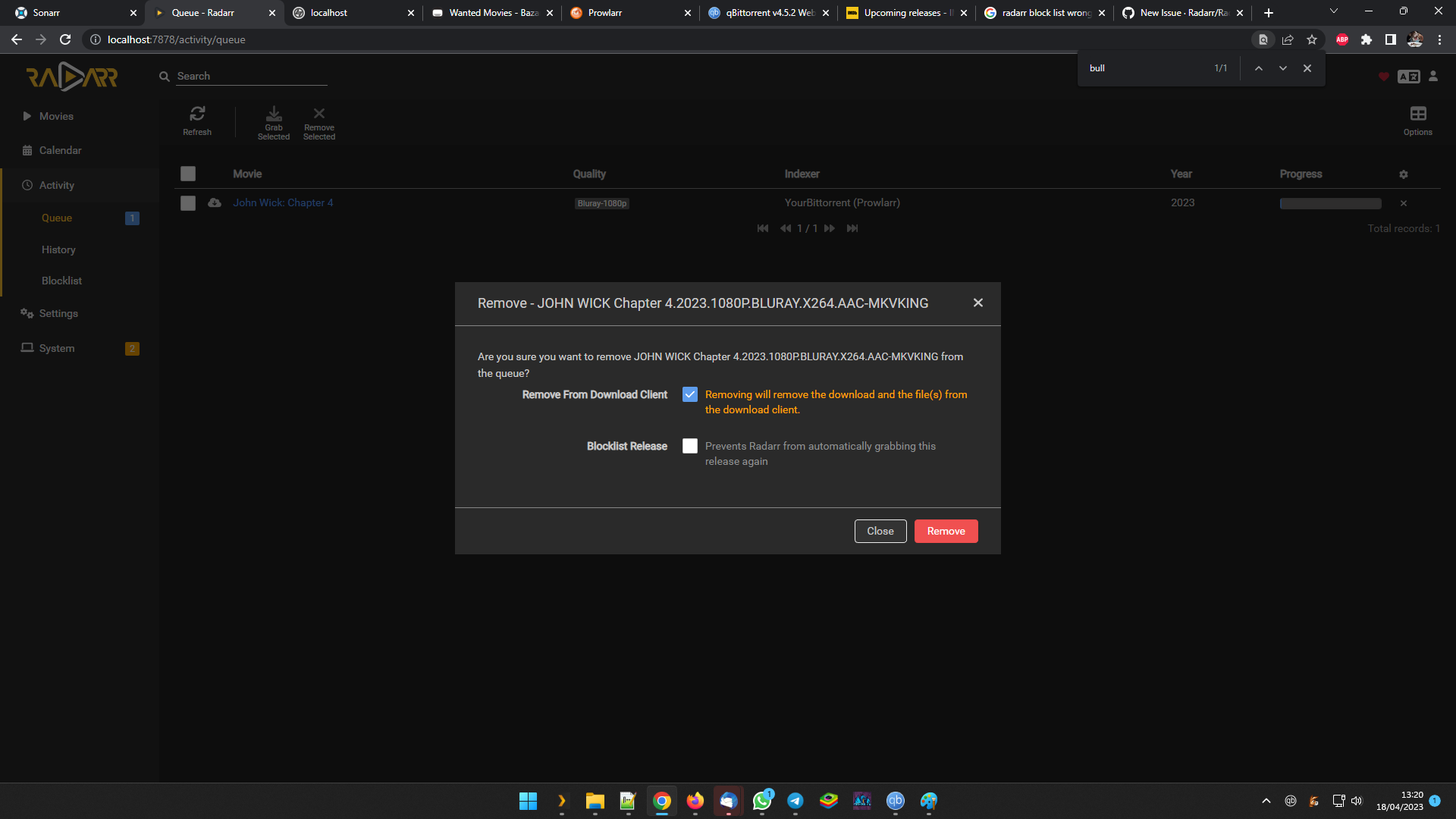 Radarr Blockilisting wrong indexer and Downloading over and over · Issue #8354 · Radarr/Radarr ...