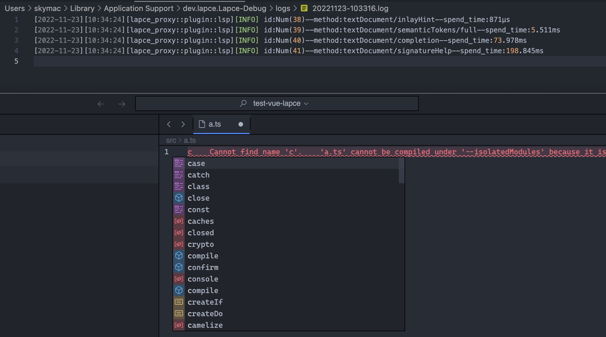 some Language server completion slow · Issue #1740 · lapce/lapce · GitHub