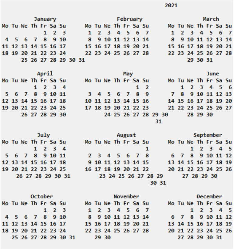 Calendar GUI by Richa812 · Pull Request #679 · python-geeks/Automation ...