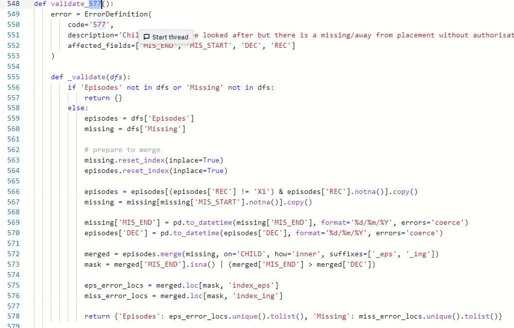Bug: Rule 577 & 578 - Don't work with multiple care periods · Issue #563 · data-to-insight/csc ...