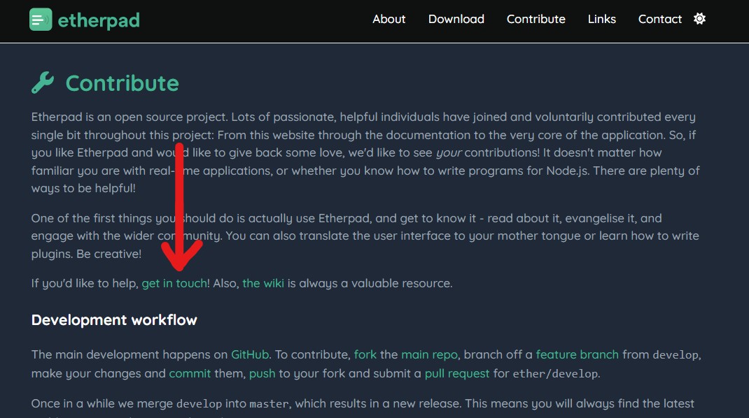 Broken links on etherpad.org · Issue #6001 · ether/etherpad-lite · GitHub