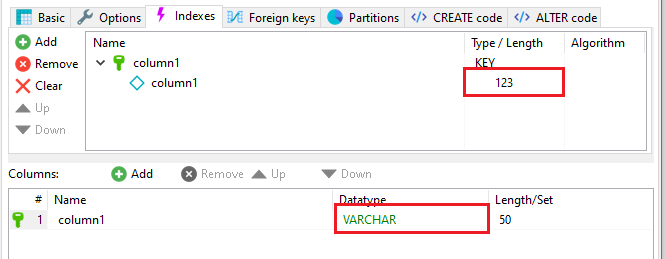 Allow modify length of index · Issue #900 · HeidiSQL/HeidiSQL · GitHub
