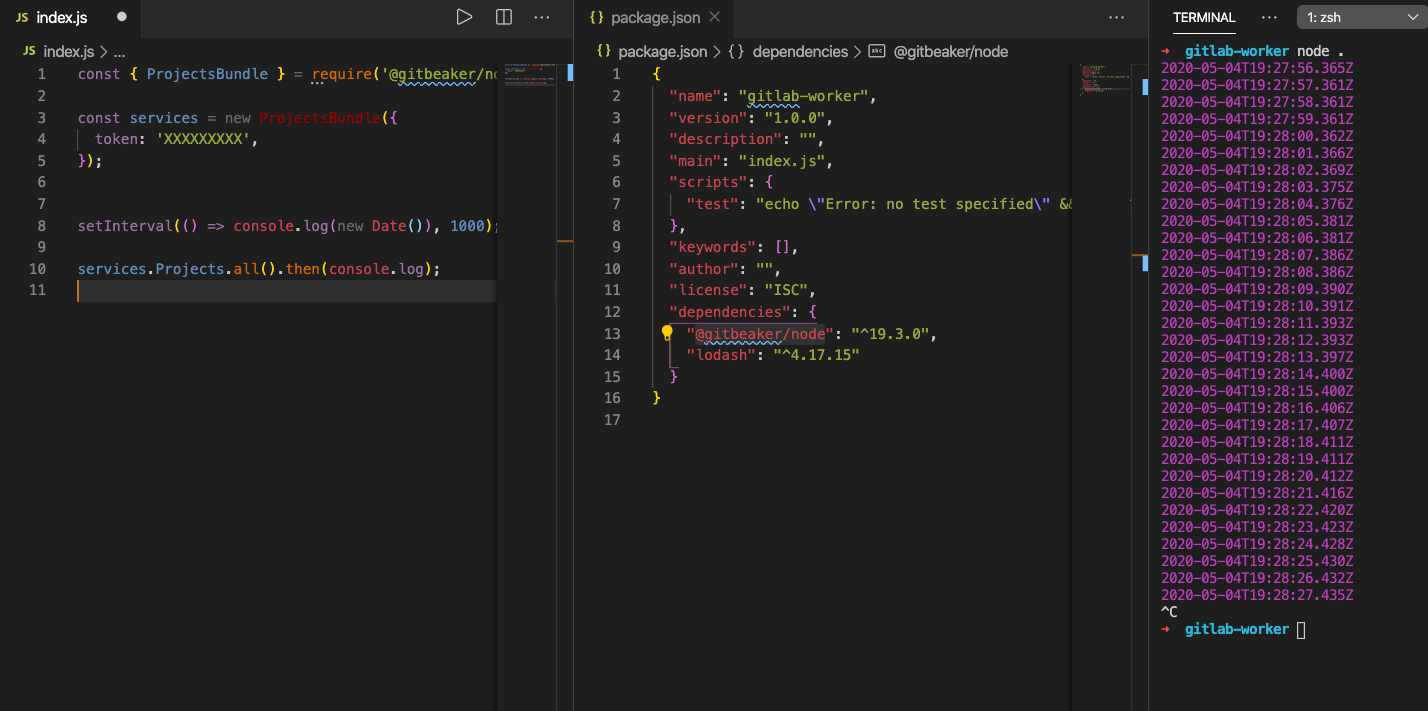 Gitbreaker node script hangs when calling all projects · Issue #751 ...