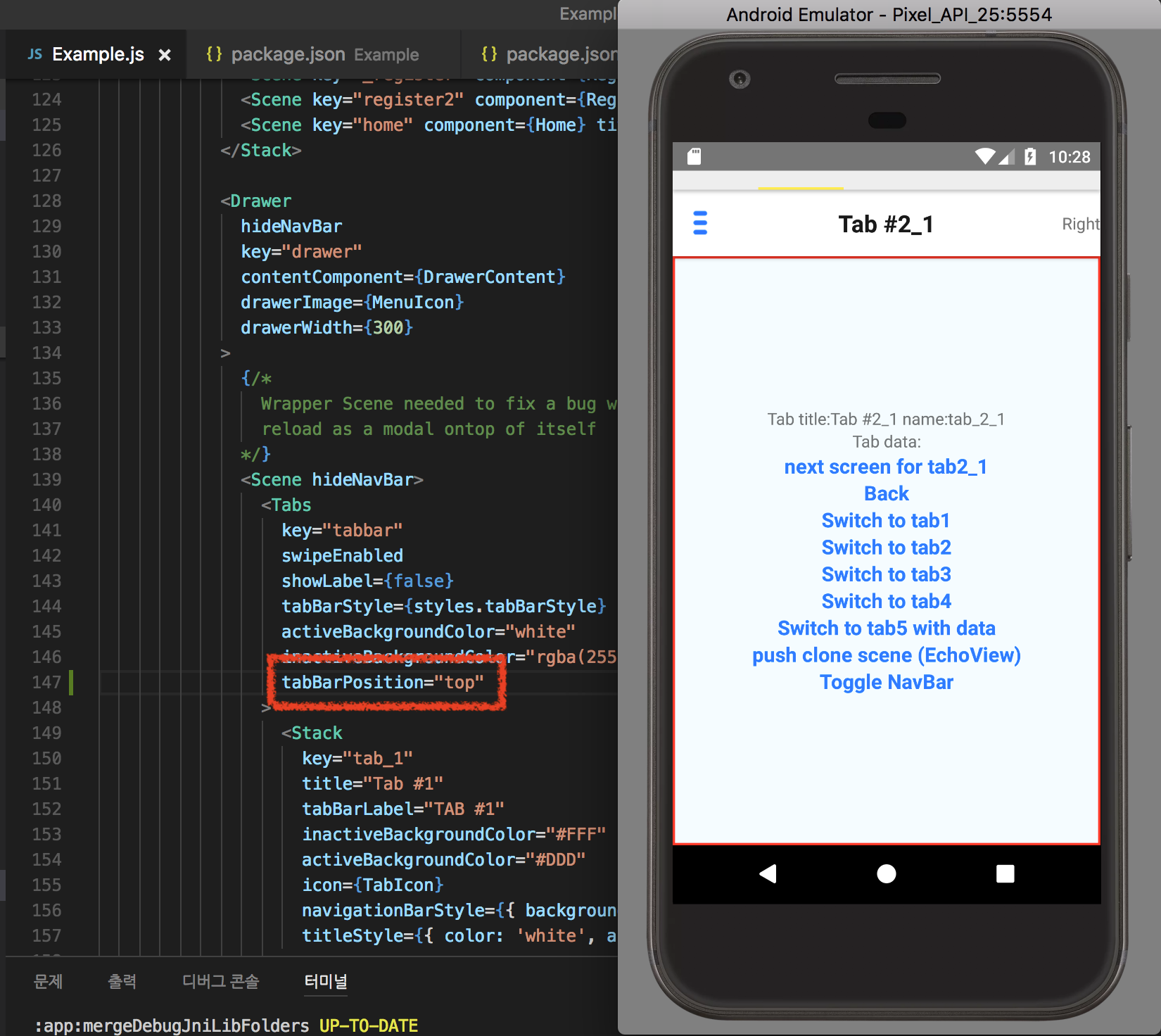 tabBarPosition="top" bug · Issue #2687 · aksonov/react-native-router-flux · GitHub