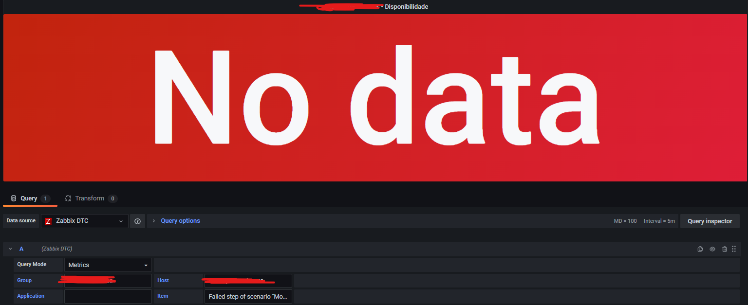 Web Monitoring No Data · Issue #1485 · grafana/grafana-zabbix · GitHub