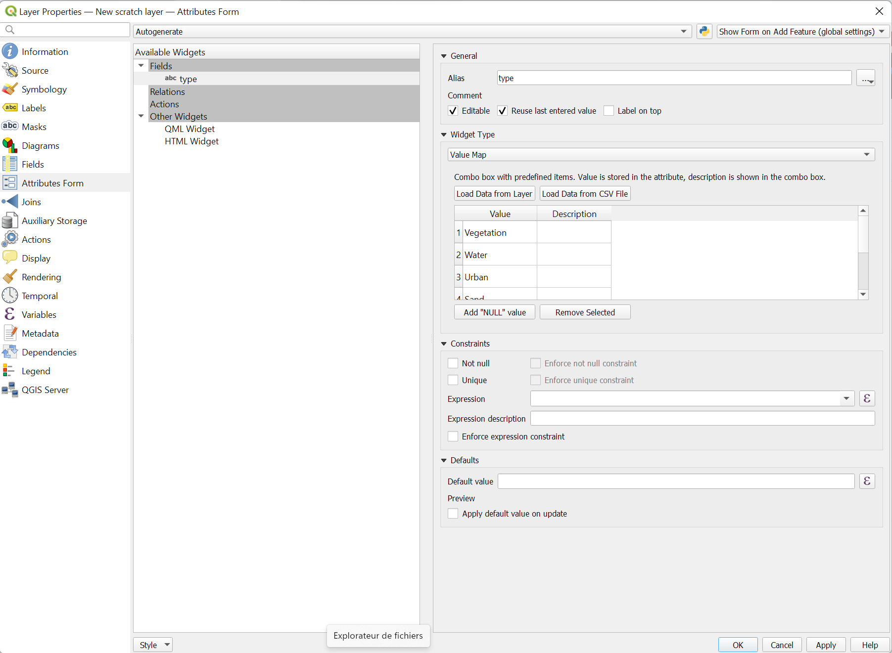 Attribute form doesn't appears on EnMAP-Box map · Issue #33 · EnMAP-Box/enmap-box · GitHub