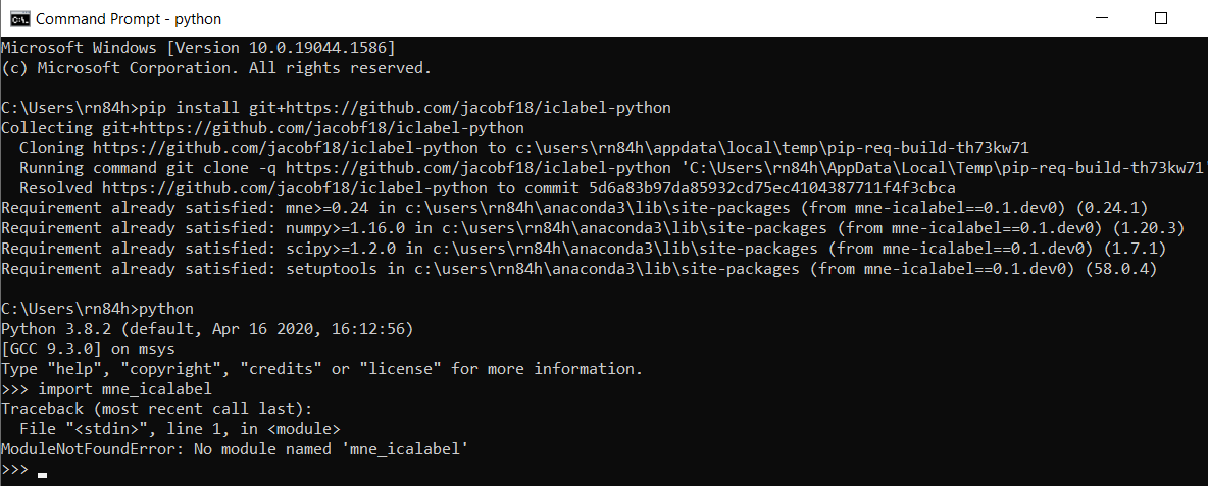 Installation of mne_icalabel · Issue #6 · mne-tools/mne-icalabel · GitHub