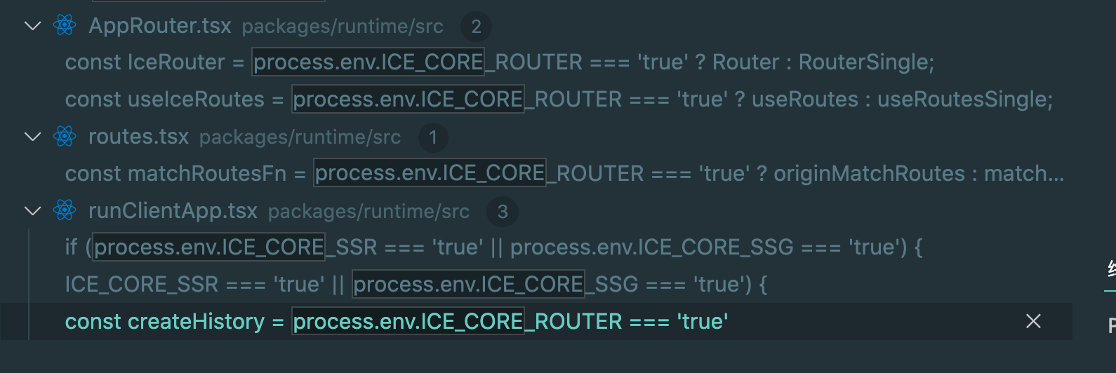 治理 process.env 在 runtime 中的使用 · Issue #318 · ice-lab/ice-next · GitHub