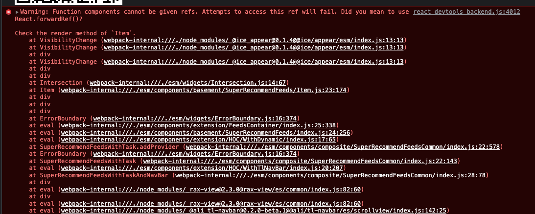 @ice/appear 组件 warning 错误 · Issue #5926 · alibaba/ice · GitHub