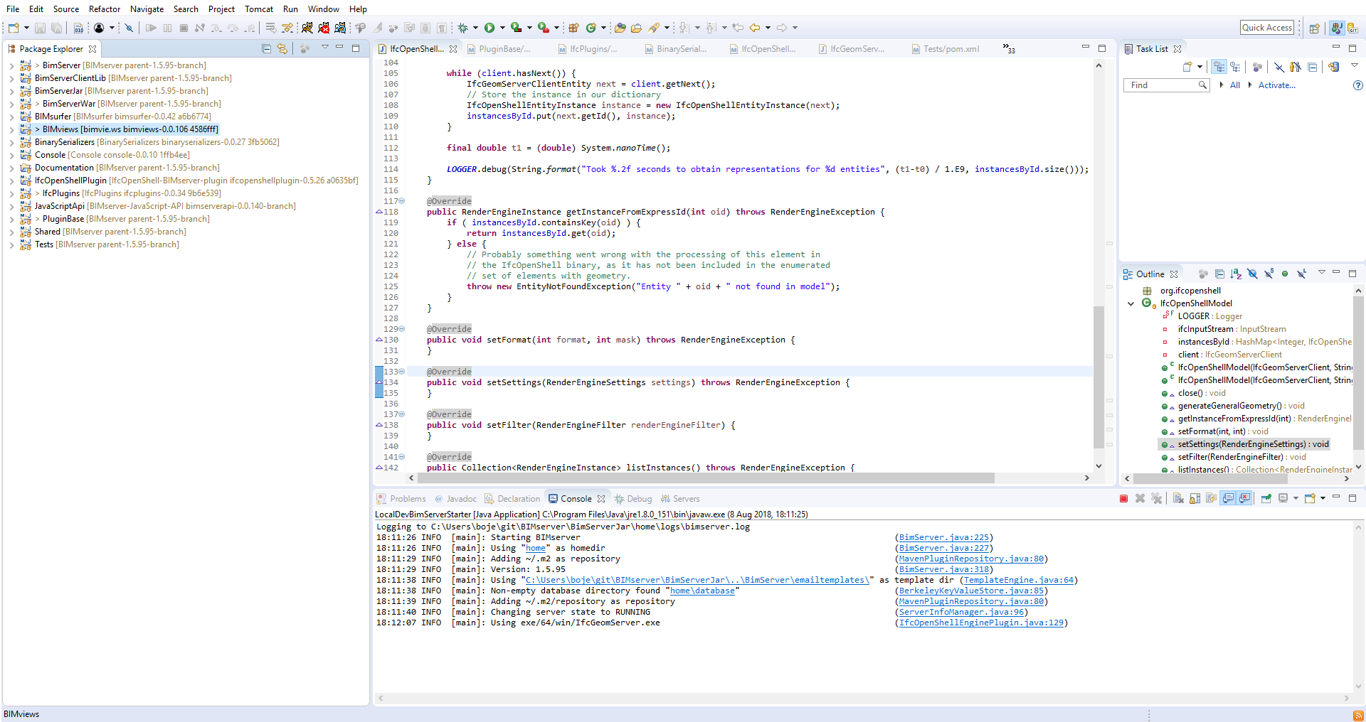 BIMviews not loading on localhost [Eclipse debug] · Issue #800 · opensourceBIM/BIMserver · GitHub