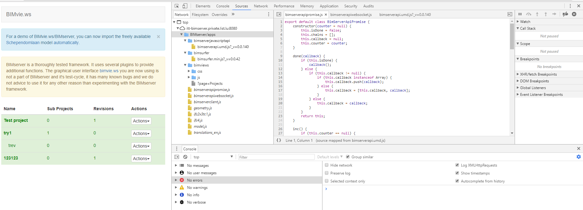 BIMviews not loading on localhost [Eclipse debug] · Issue #800 · opensourceBIM/BIMserver · GitHub