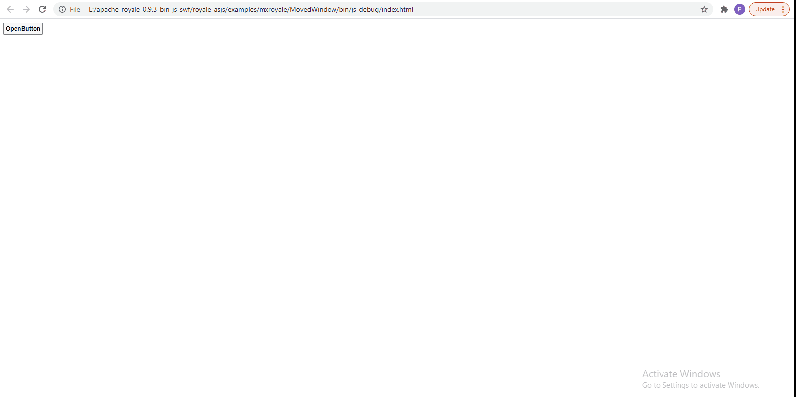 Background should be blur when popup window opens · Issue #1140 · apache/royale-asjs · GitHub