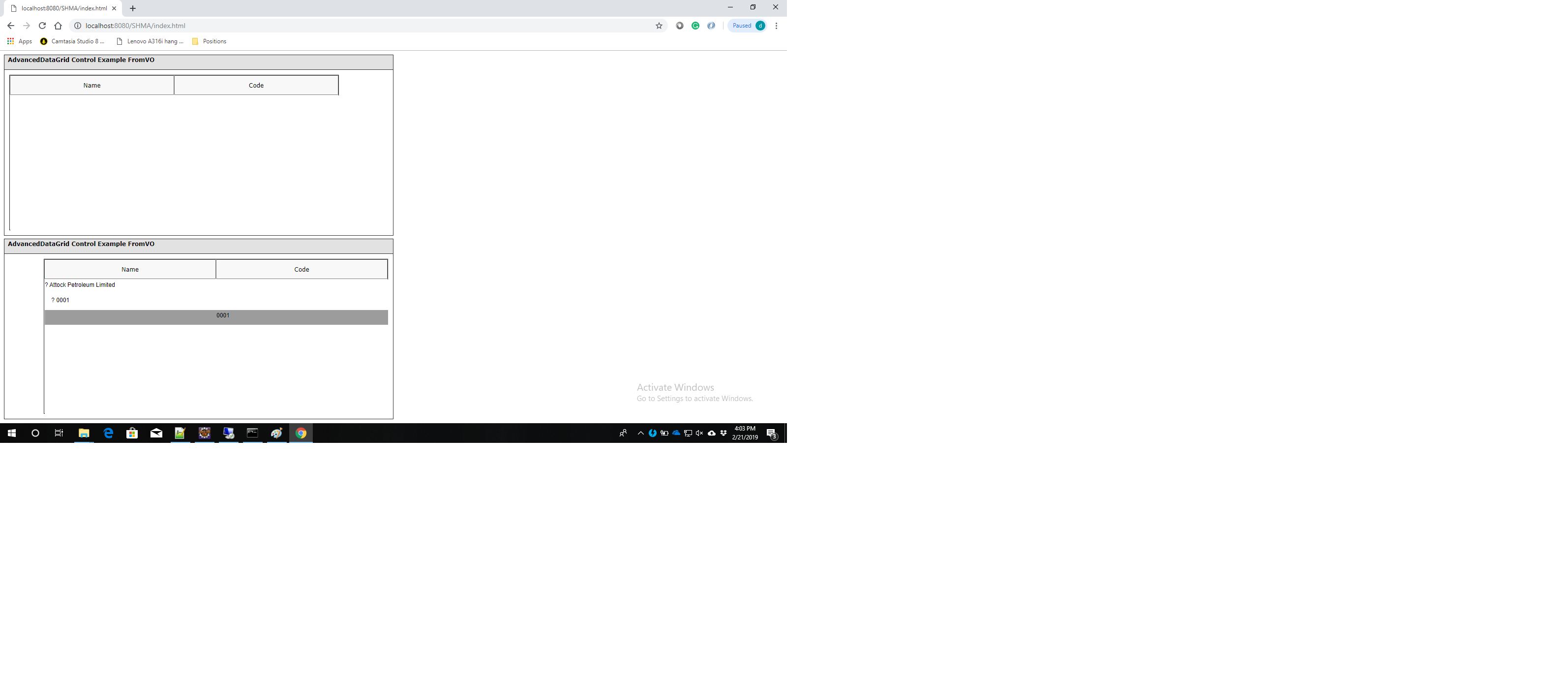 Advanceddatagrid Doesnt Fetch Java Side Data · Issue 397 · Apache