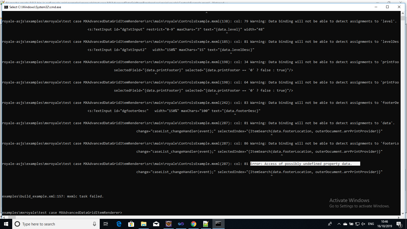 Issue in mx:MXAdvancedDataGridItemRenderer · Issue #501 · apache/royale-asjs · GitHub