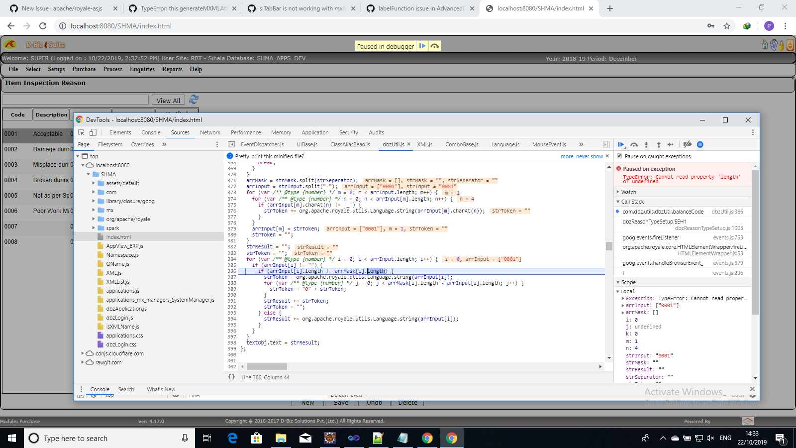 Typeerror Cannot Read Property Length Of Undefined · Issue 526 · Apacheroyale Asjs · Github