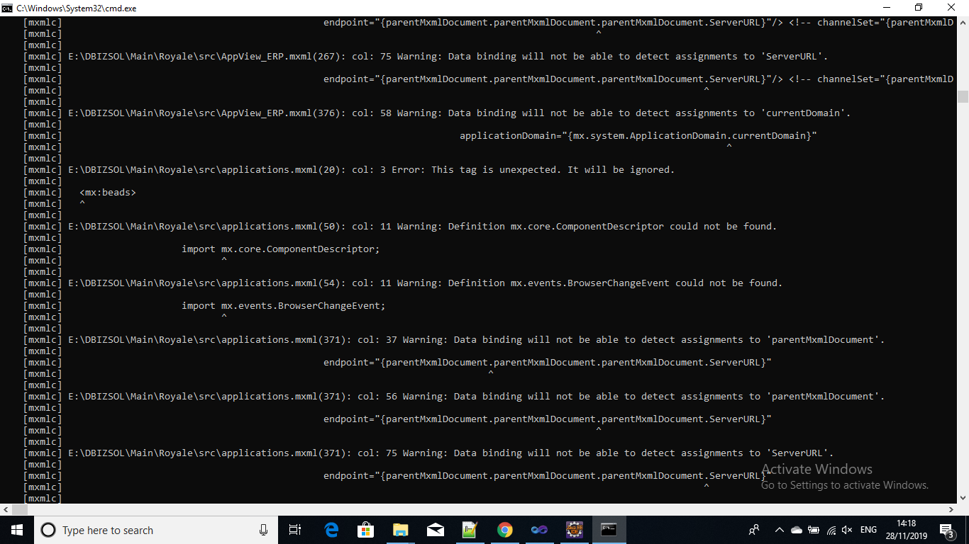After Downloading New SDK Today Error on "This tag is unexpected. It will be ignored." · Issue ...